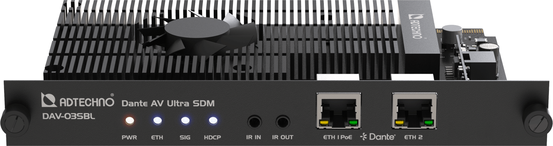 DAV-03SBL Dante AV Ultra Smart Display Module - Dante AV Ultra Colibri ...